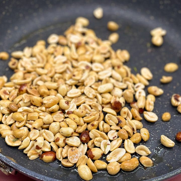 Garlic Peanuts - Two Cloves Kitchen