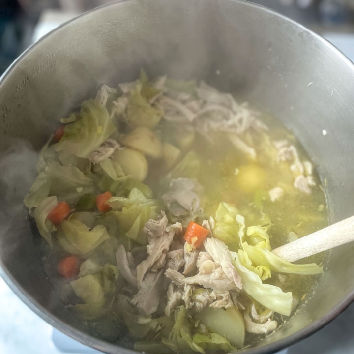 Chicken and Cabbage Soup with Ginger - Two Cloves Kitchen