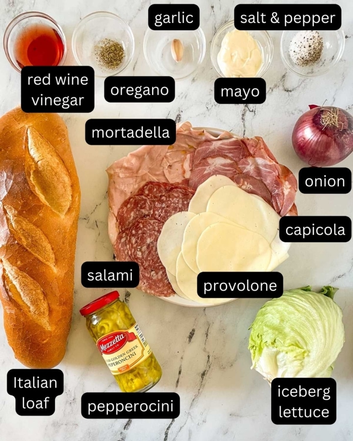 Italian Grinder Sandwich - Two Cloves Kitchen