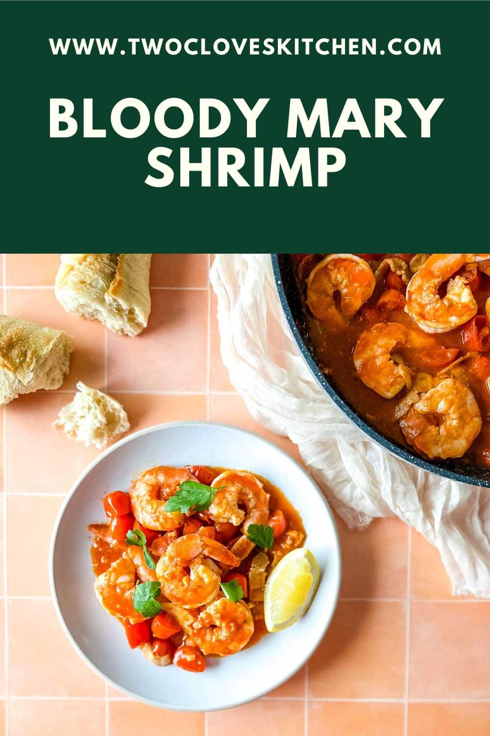 Bloody Mary Shrimp Recipe - Two Cloves Kitchen