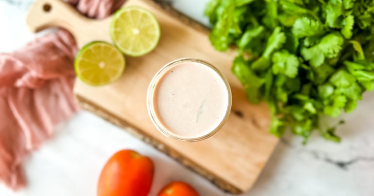 Creamy Salsa Dressing - Two Cloves Kitchen