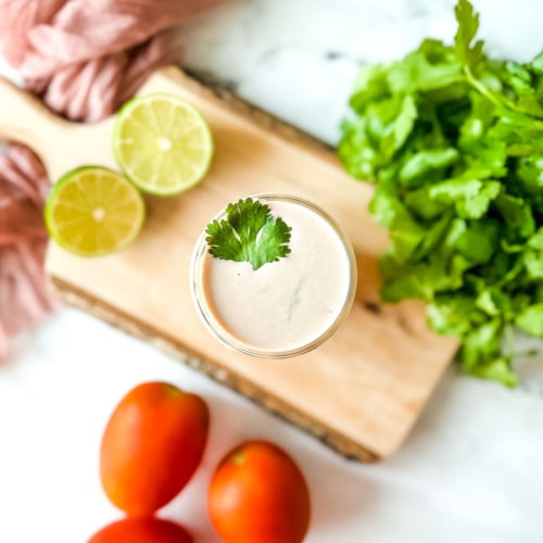 Creamy Salsa Dressing - Two Cloves Kitchen