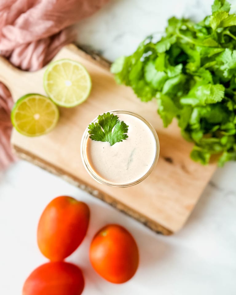 Creamy Salsa Dressing - Two Cloves Kitchen