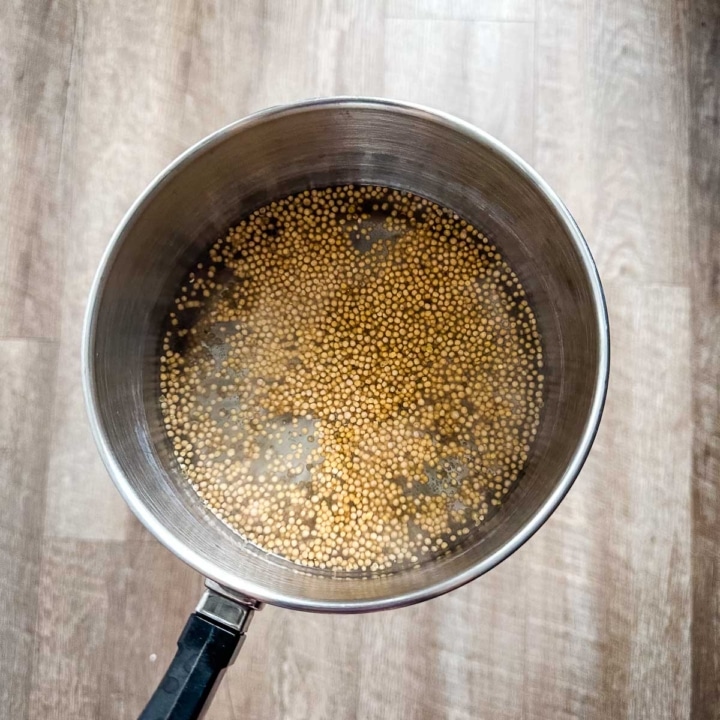 Homemade Pickled Mustard Seeds - Two Cloves Kitchen