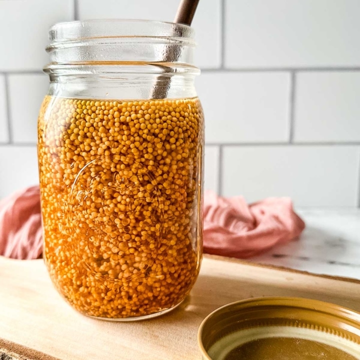 Homemade Pickled Mustard Seeds - Two Cloves Kitchen