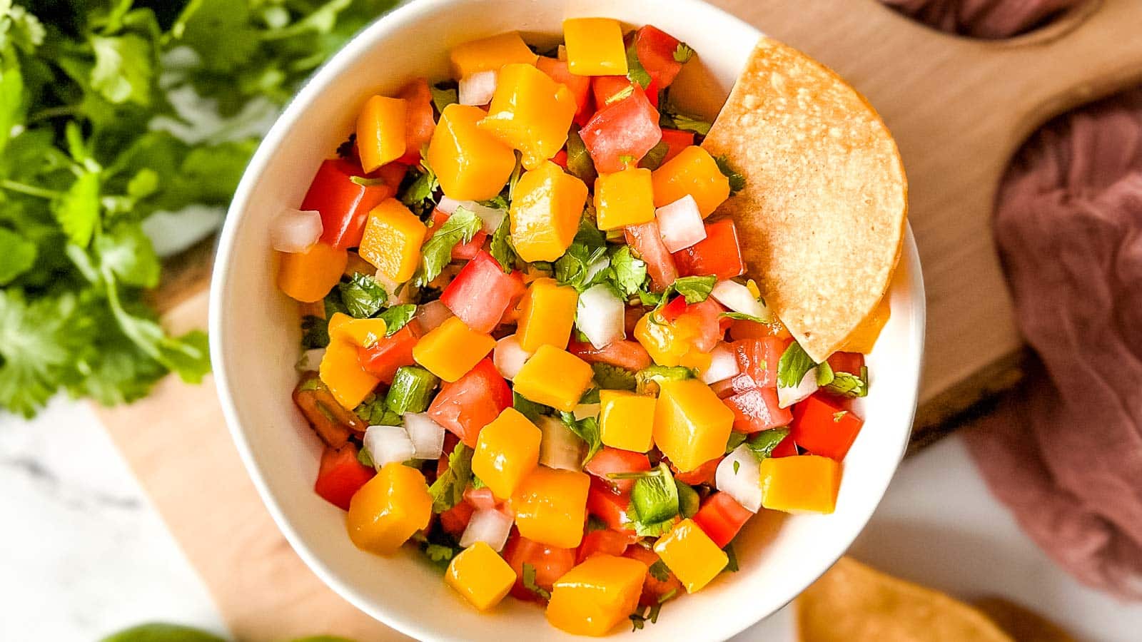 Mango Pico de Gallo - Two Cloves Kitchen