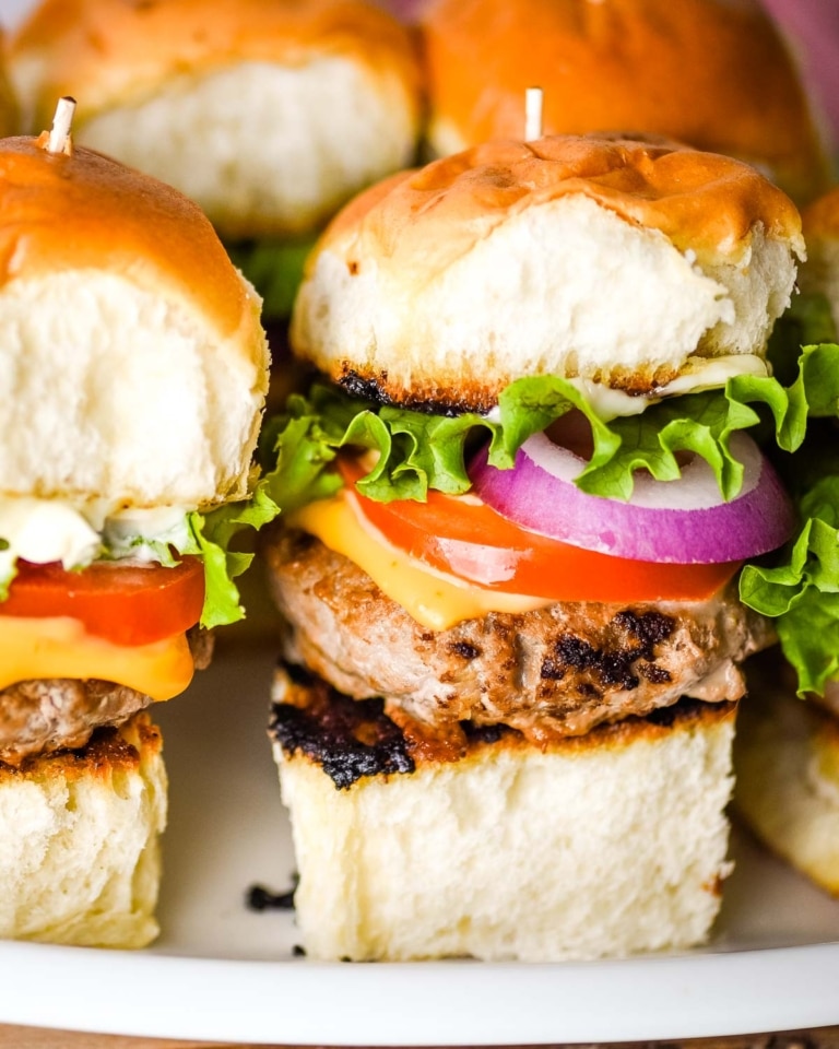 Turkey Burger Slider Recipe - Two Cloves Kitchen
