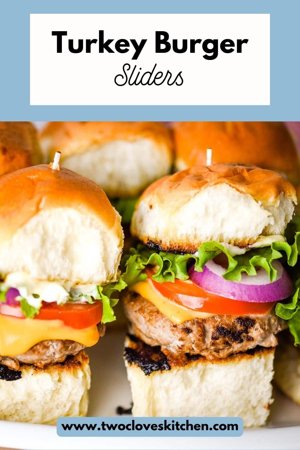 Turkey Burger Slider Recipe - Two Cloves Kitchen