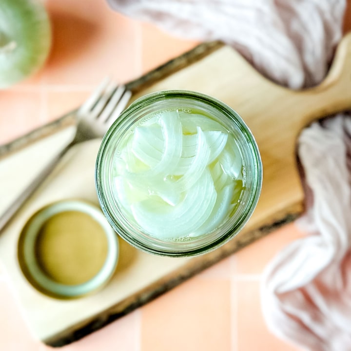 Quick Pickled White Onions - Two Cloves Kitchen