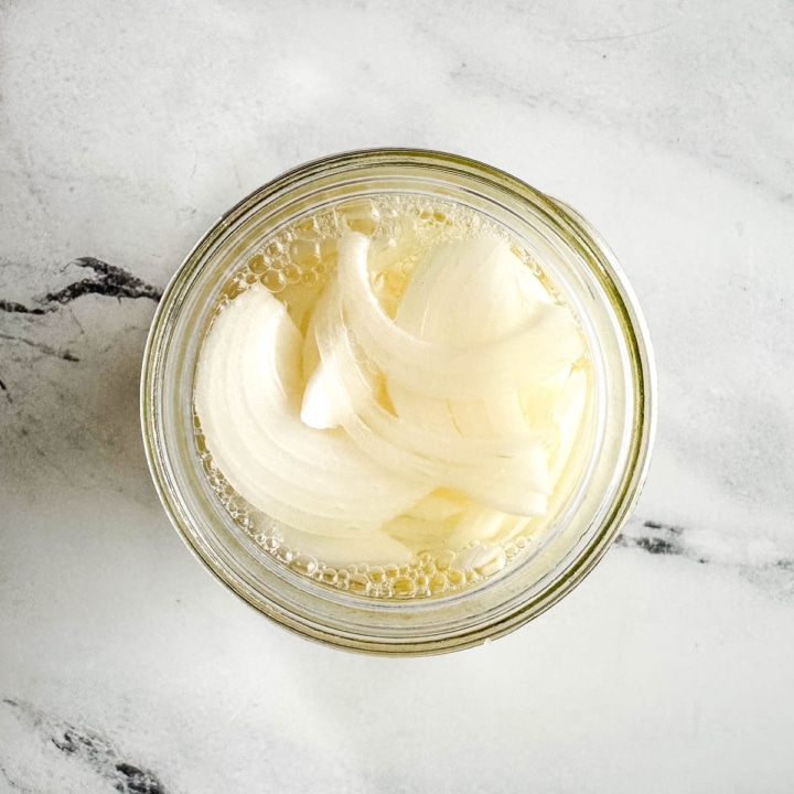 Quick Pickled White Onions - Two Cloves Kitchen