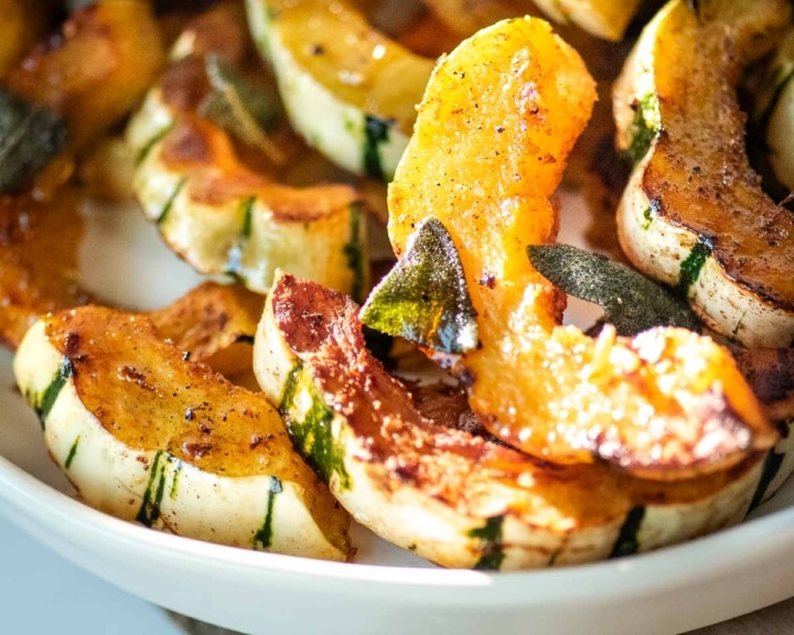 Sautéed Delicata Squash with Sage - Two Cloves Kitchen