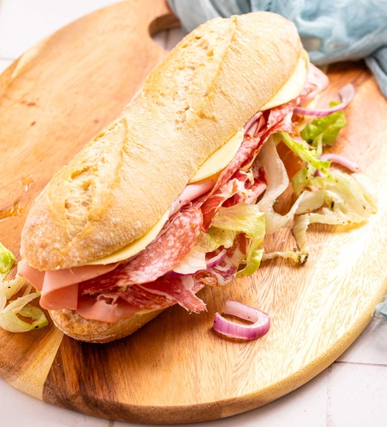 Italian Grinder Sandwich - Two Cloves Kitchen