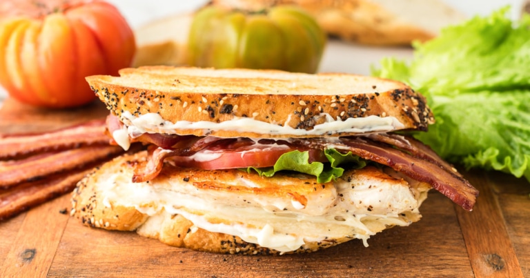 Chicken BLT Sandwich Recipe - Two Cloves Kitchen