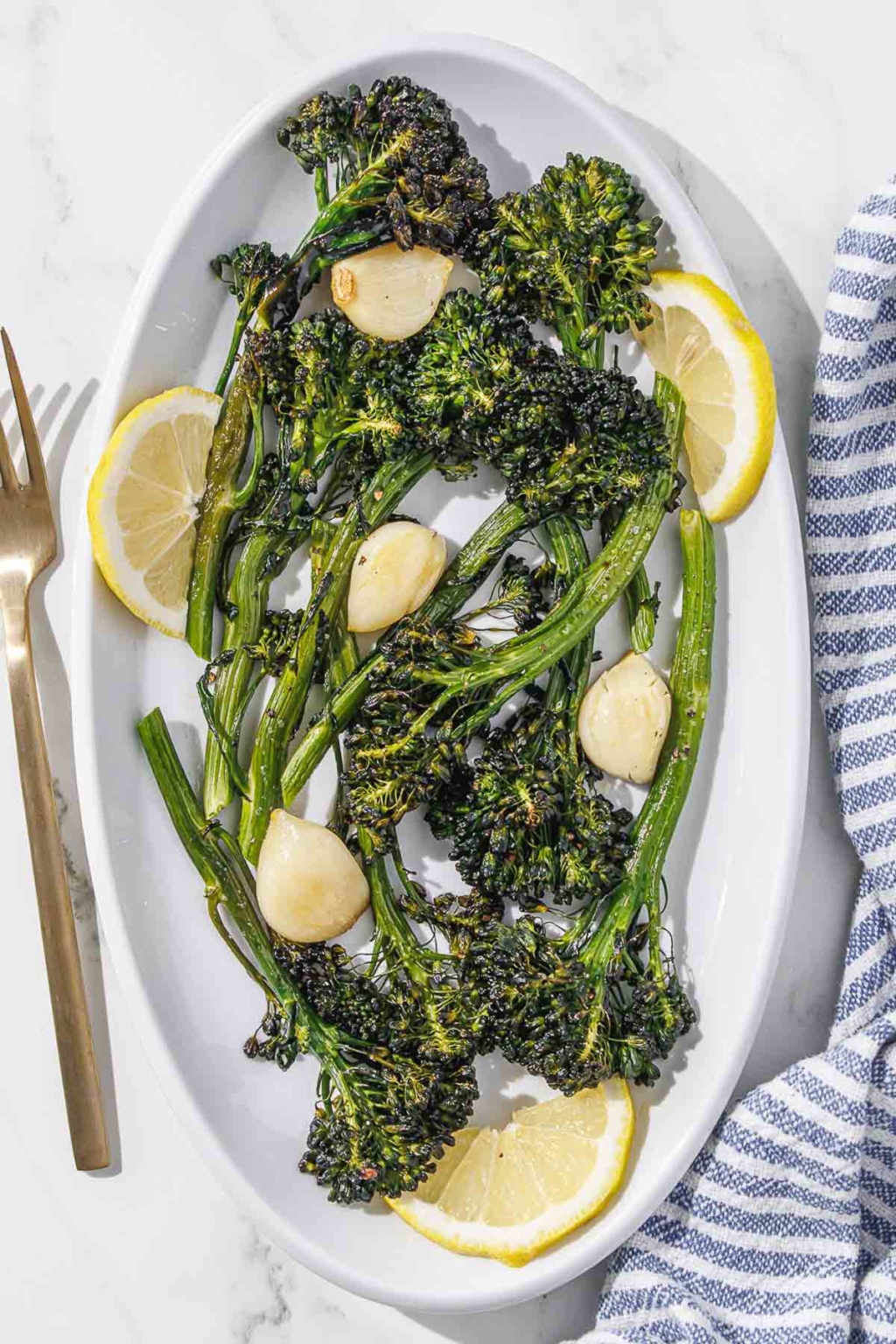 Roasted Broccolini with Lemon and Garlic - Two Cloves Kitchen